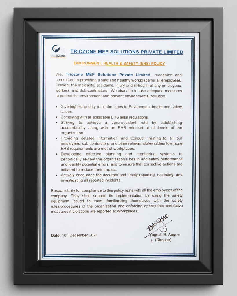 Award/Certificate – Triozone