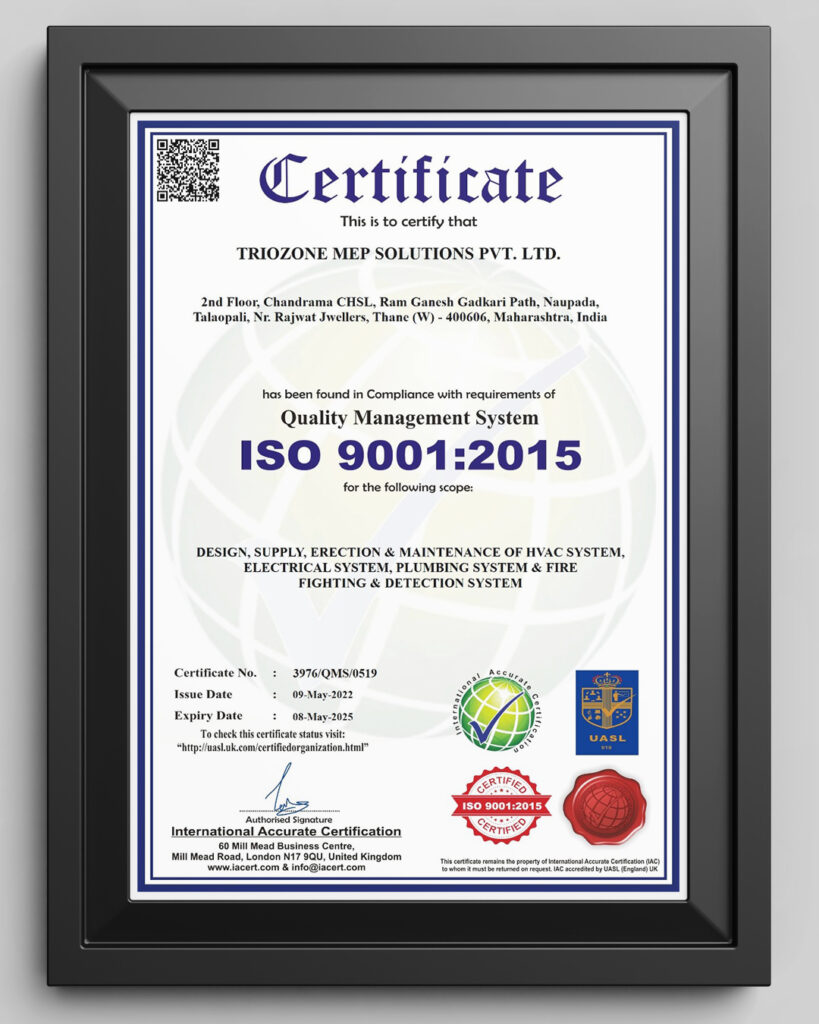 Award/Certificate – Triozone
